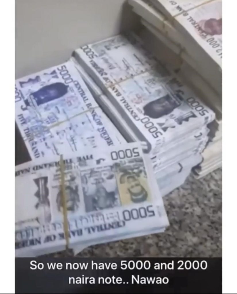 CBN Did Not Introduce 2,000, 5,000 Naira Notes As Claimed In This Video ...