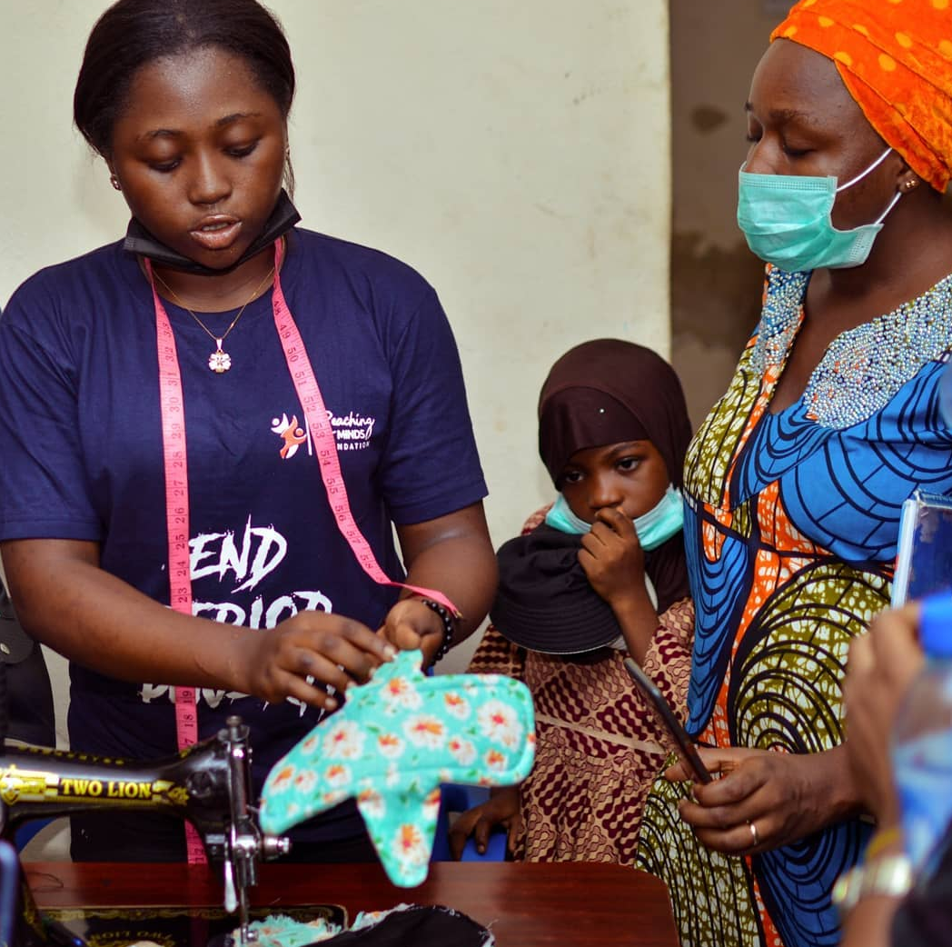 Students Help Lagos IDPs Displaced From Libya Eradicate Menstrual ...
