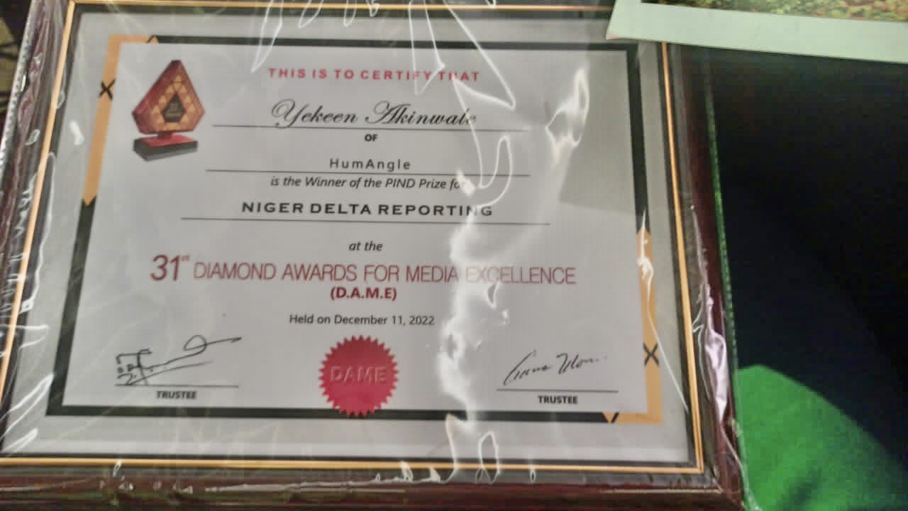 HumAngle Journalist Wins DAME Award For Solutions Reporting - HumAngle