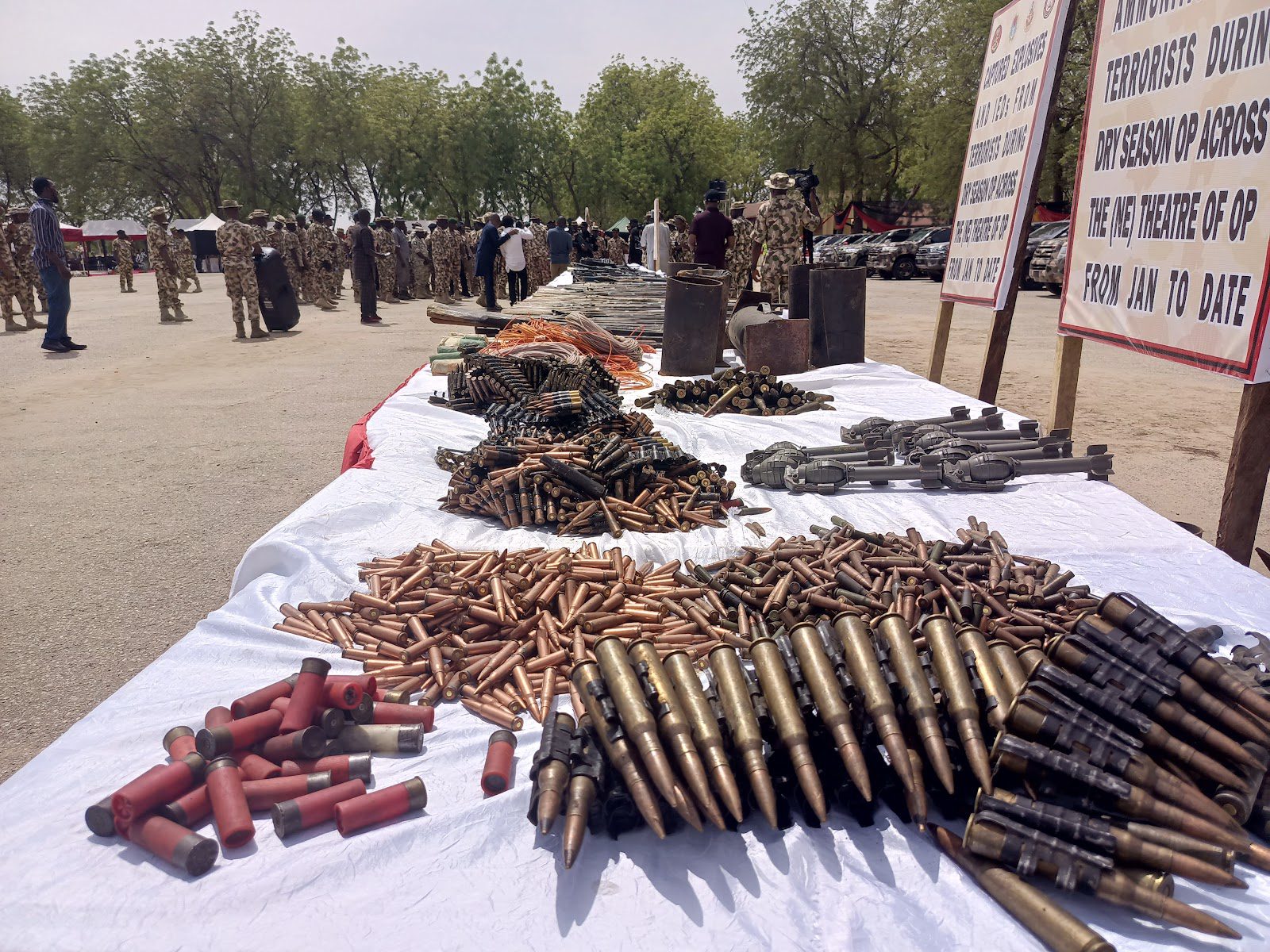 5630 Terrorists Surrender, Weapons Recovered In Lake Chad, Says Nigeria ...